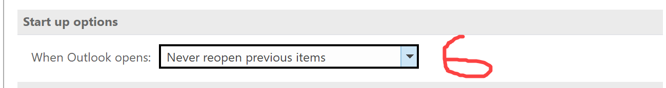 How To Turn Off Outlook Closed While You Had Items Open