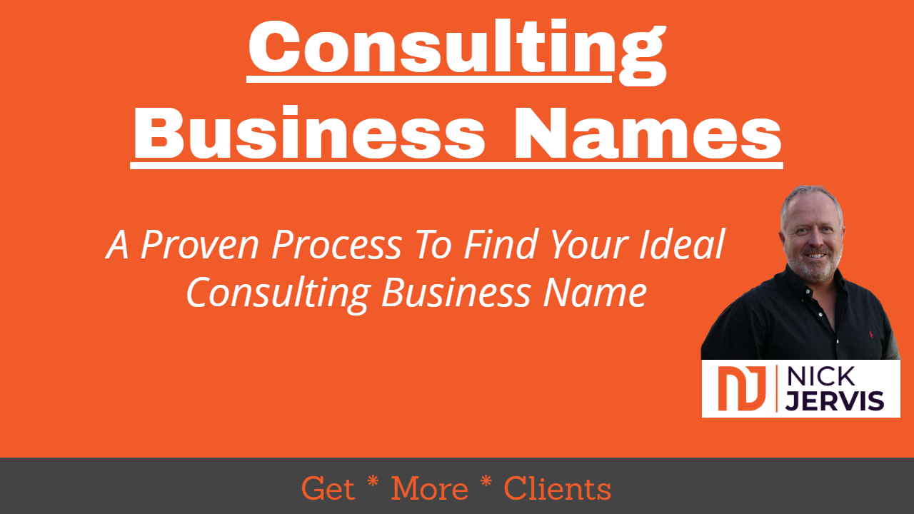 Consulting Company Names / Consulting Business Names